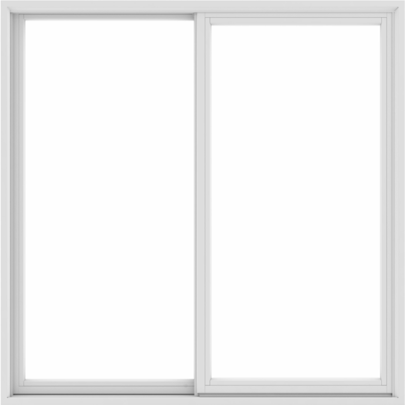 60x60 59.5x59.5 White Vinyl Sliding Window – CHINA WDMA