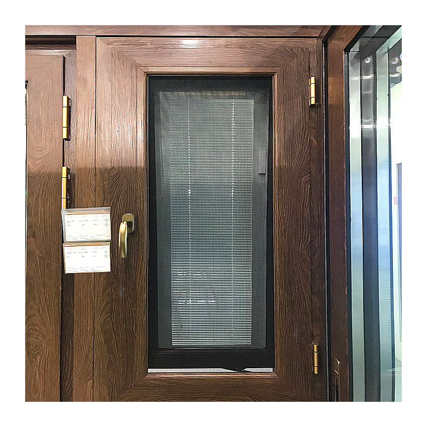 Sound proof aluminium casement windows design with inbuilt blinds on C ...