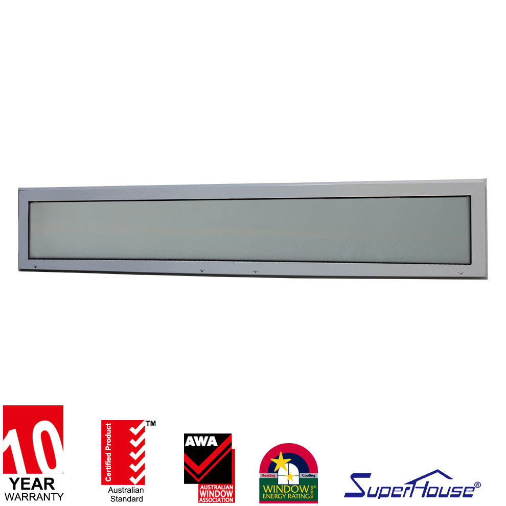 Superhouse new design aluminum fixed clear glass windows with built in ...