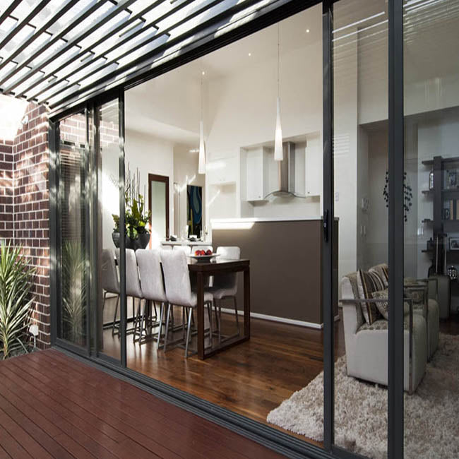 Top Window 96x80 Sliding Glass Door 3 Panel Sliding Patio Door Price A ...