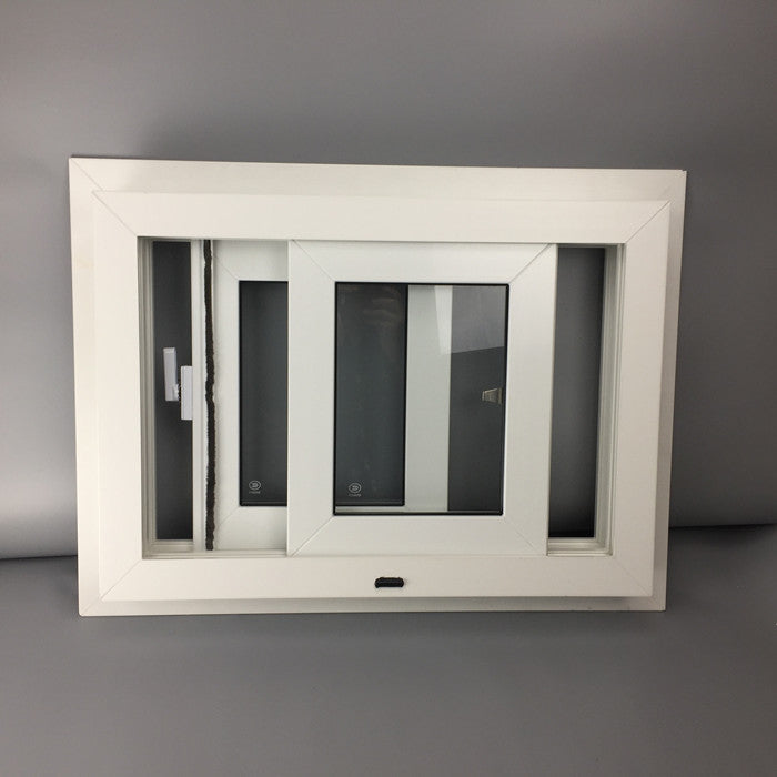 White Windows Double Hung Window UPVC Frame Window Design on China WDM ...