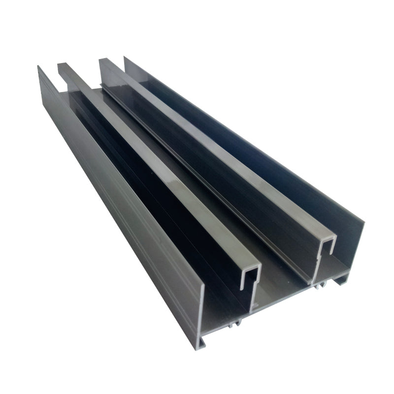 Wholesale aluminum sliding window door track channel profile on China ...