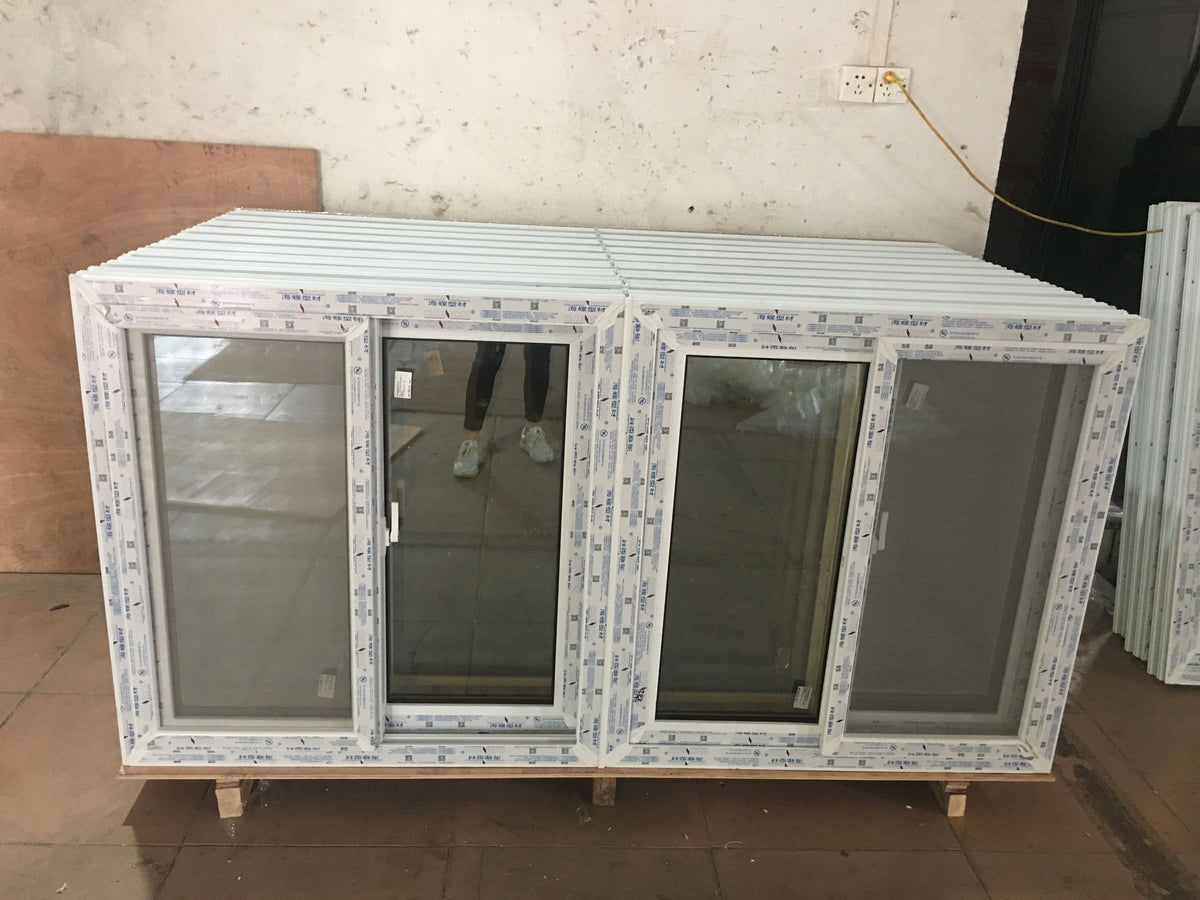 Wholesales PVC/uPVC sliding chinese window with mosquito net on China ...