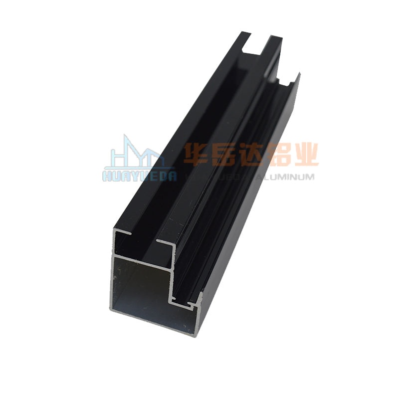 black powder coating aluminum Casement Window Frame profile Details ...
