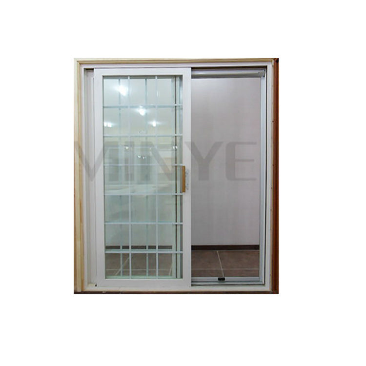 triple tracks sliding interior glass door partition wall aluminum door ...