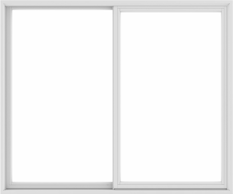 WDMA 72X60 (71.5 x 59.5 inch) White uPVC/Vinyl Sliding Window without ...