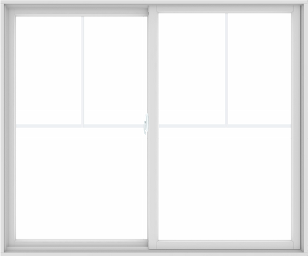 WDMA 72X60 (71.5 x 59.5 inch) White uPVC/Vinyl Sliding Window without ...