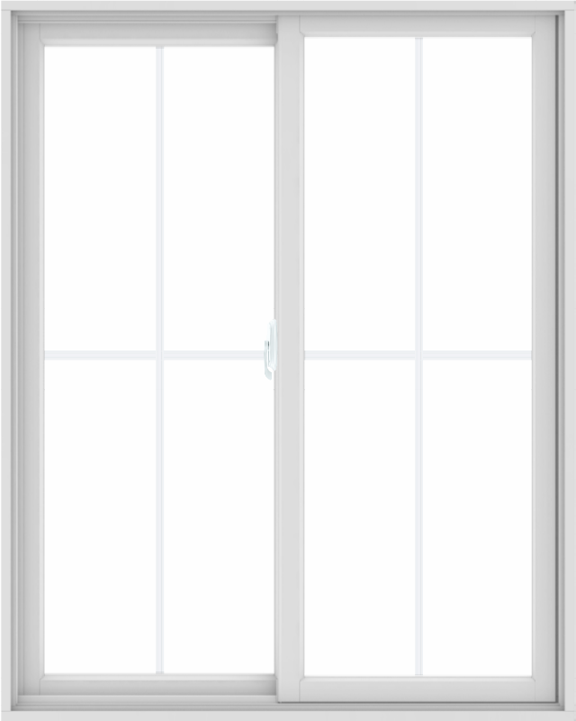 WDMA 48X60 (47.5 x 59.5 inch) White uPVC/Vinyl Sliding Window without ...