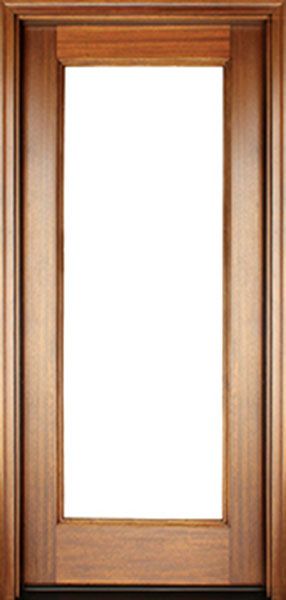 WDMA 34x78 Door (2ft10in by 6ft6in) Patio Mahogany Full View 1 Lite Im ...