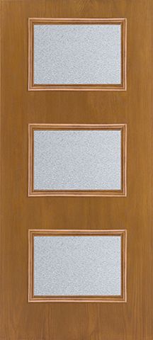 WDMA 34x80 Door (2ft10in by 6ft8in) Exterior Oak Fiberglass Door Ari 3 ...