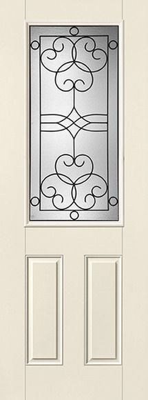 WDMA 34x96 Door (2ft10in by 8ft) Exterior Smooth Salinas 8ft Half Lite ...