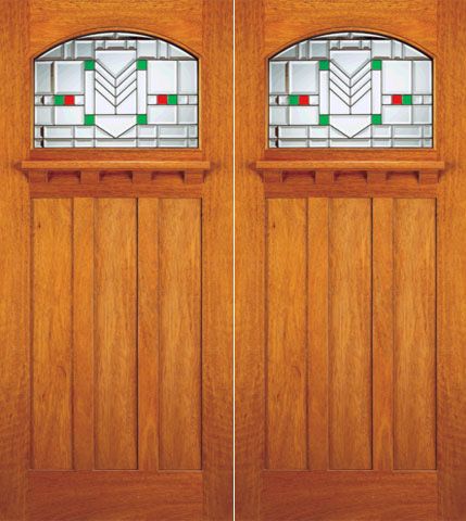 WDMA 72x84 Door (6ft by 7ft) Exterior Mahogany Entry Double Doors Fran ...
