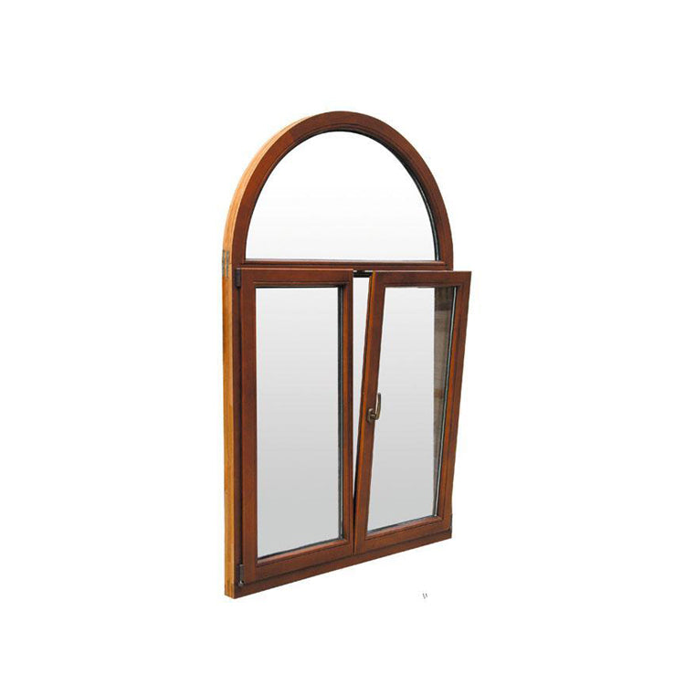 China WDMA Aluminum Cladding Wood Window Pivoting Window / Round Windo ...