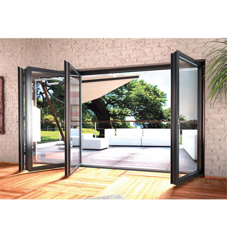 China WDMA Folding Open Style and Exterior Position Aluminium Bi-fold ...