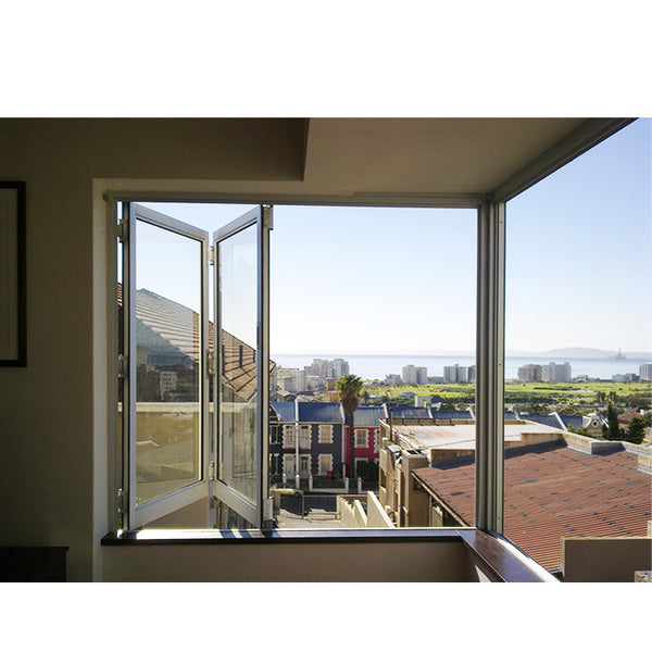 China WDMA L Shaped Aluminium Sliding Balcony Window Door Folding Doub ...