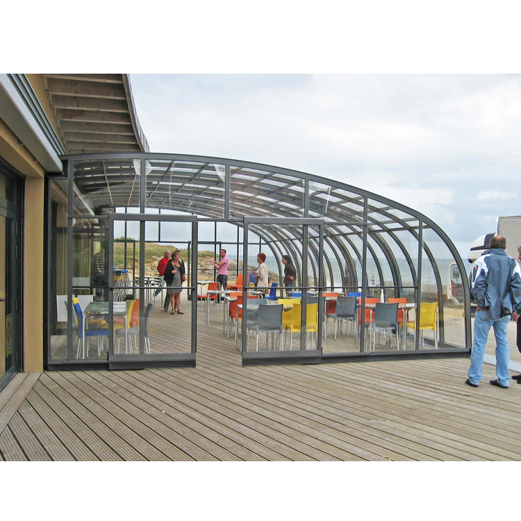 China WDMA Large Safety Pool Enclosures Wind Resistance And Snow Resis ...